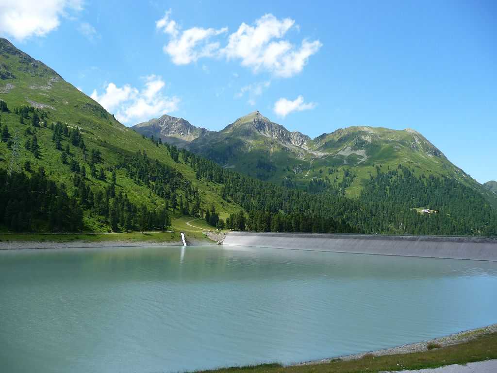 Het stuwmeer voor Kühtai | Ons Bakbeest